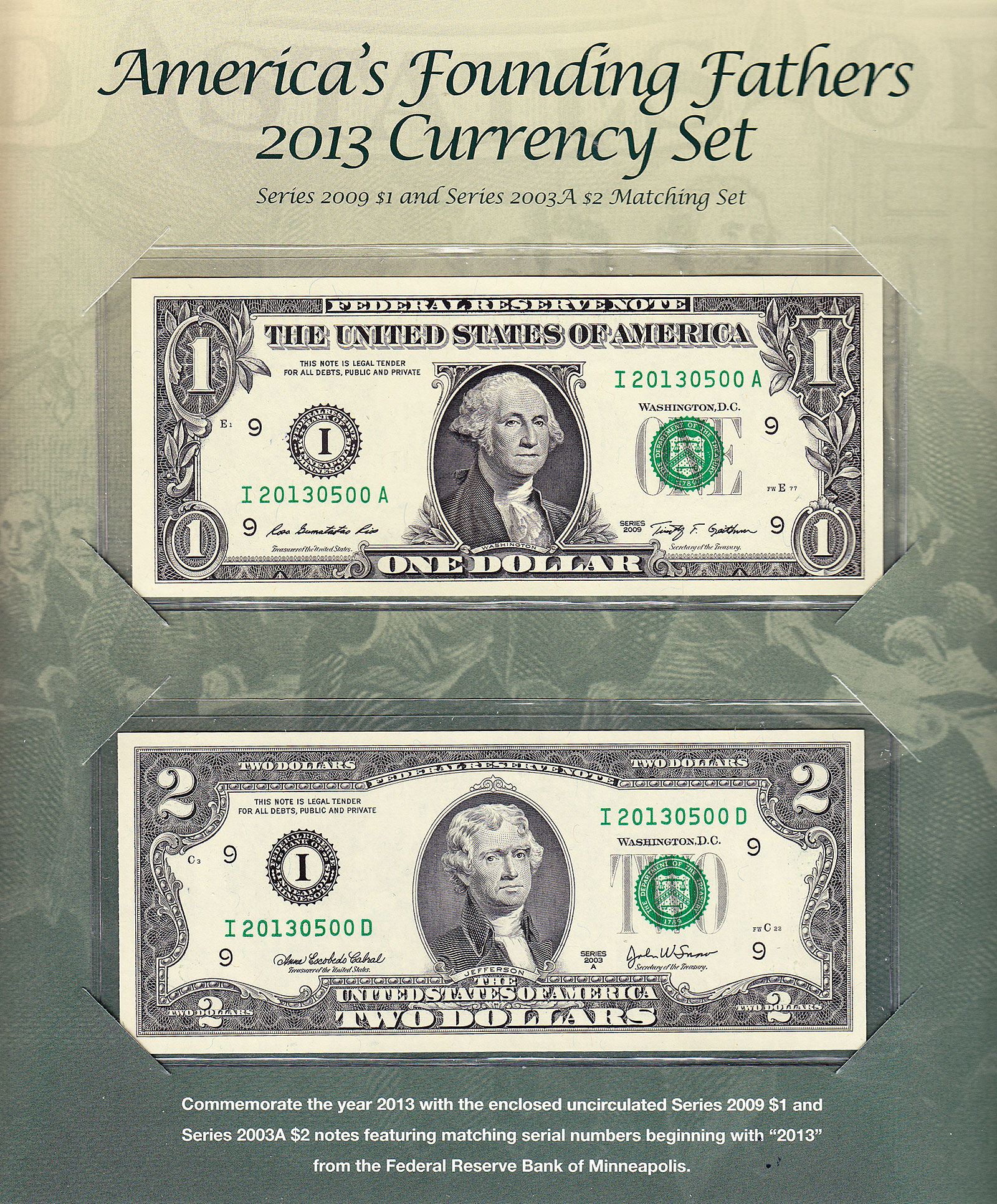 America’s Founding Fathers 2013 Currency Set | Page 3 | Coin Talk