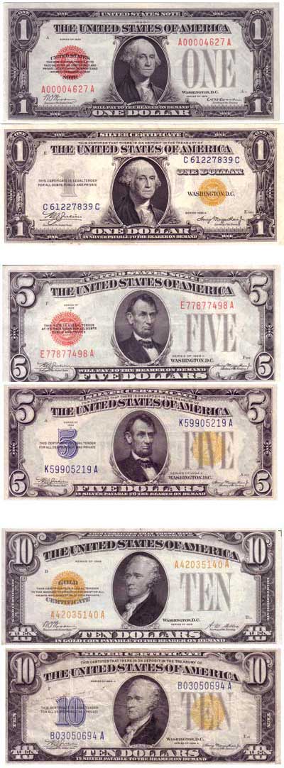 Yellow seal notes questions | Coin Talk