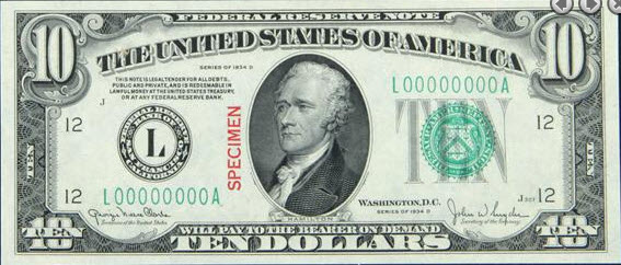 Specimen bill | Coin Talk